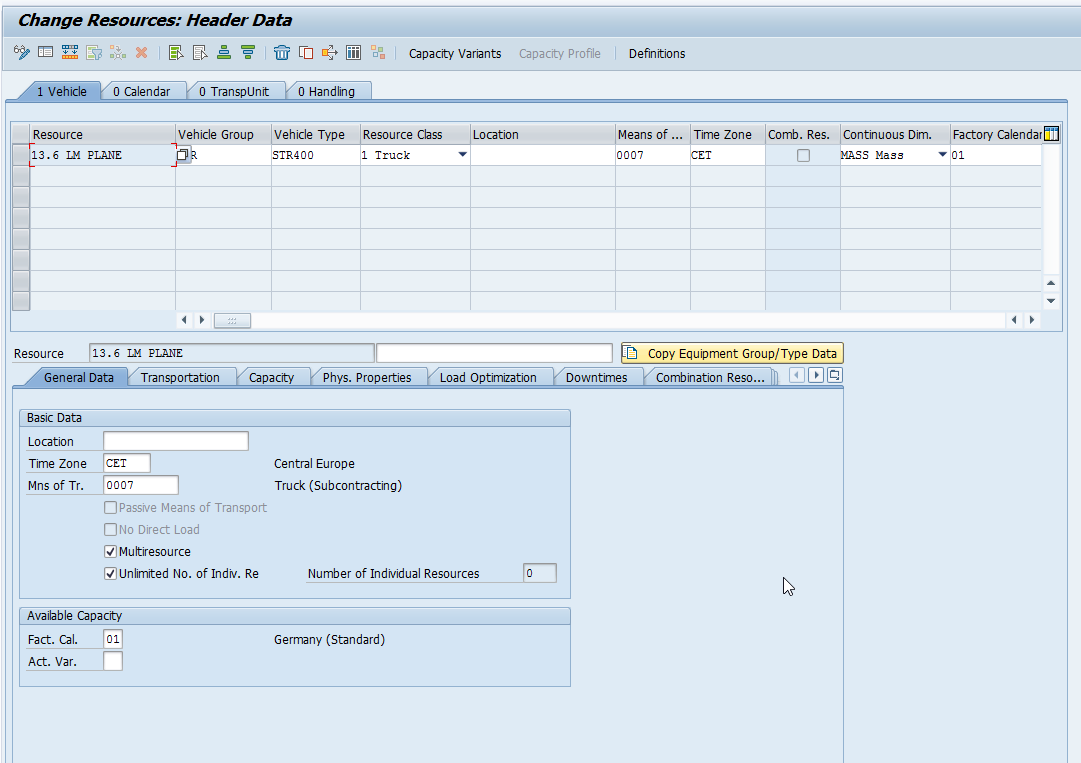 SAP TM: Transportation Cockpit in Basic TM - RONCON IT-Consulting GmbH